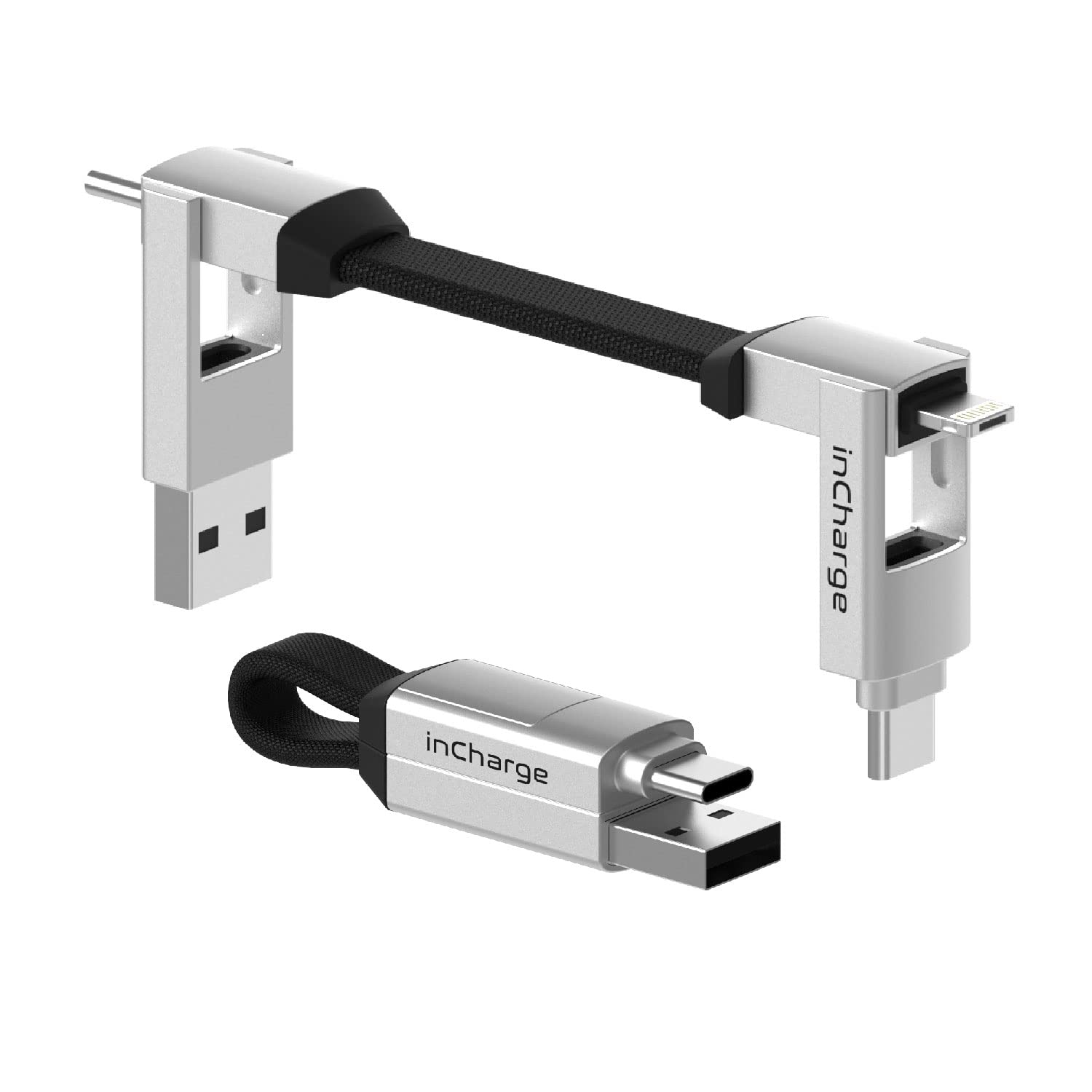 Mua Rolling Square inCharge 6 Portable Keychain Charger Cable, 6-in-1 ...