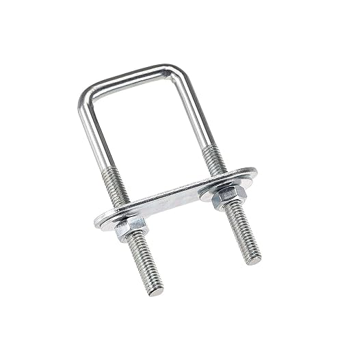 TA-VIGOR M6 Square U-Bolt, 30mm Inner Width 80mm Length Steel U Bolts ...