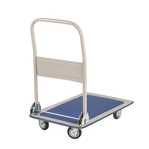 Koreyosh 330LB Platform Truck Rolling Flatbed cart Moving Push Cart ...