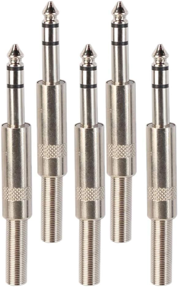Street27 5pcs 6.35mm 1/4'' Male to Female Stereo Jack: Amazon.in ...