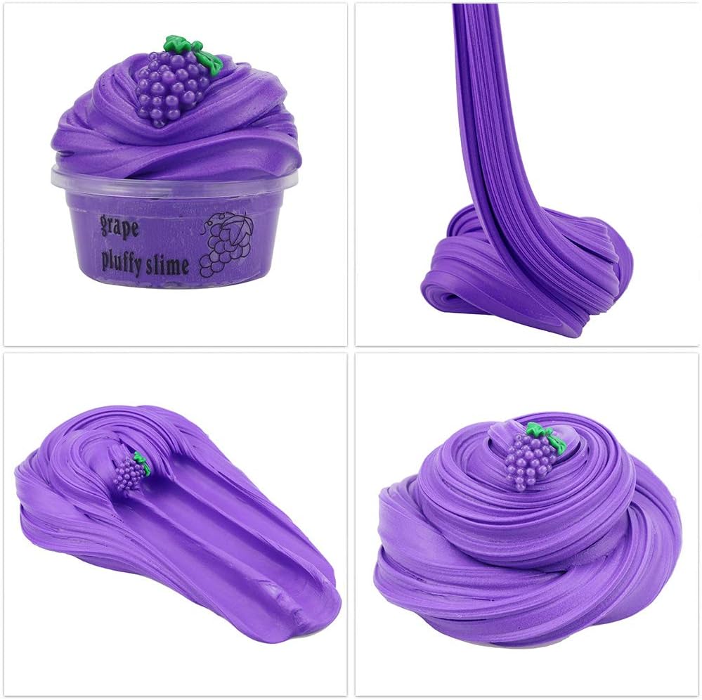 Fluffy Cloud Slime, BESTZY Fluffy Foam Slime Clay Putty Scented Diy ...