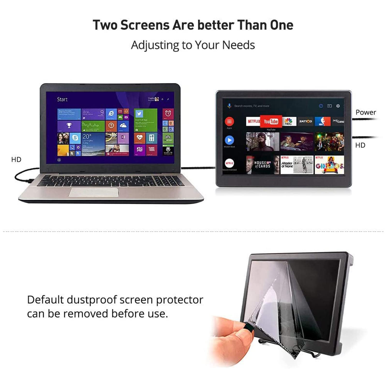 Mua ELECROW Portable Monitor 10.1 Inch Screen IPS Monitor 1920x1080P ...