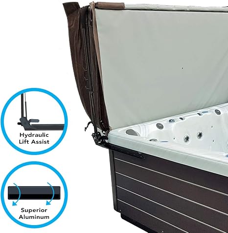 Amazon.com: Puri Tech Cover Lifts - Elevate Top Mount Hydraulic Spa ...