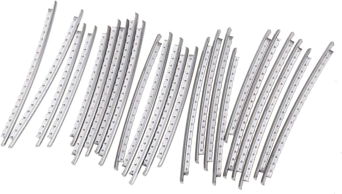 Musiclily Pro 2.4mm Stainless Steel Fret Wire Medium Gauge 24-Pieces ...