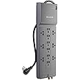 Amazon.com: Belkin Power Strip Surge Protector with 8 AC Multiple ...