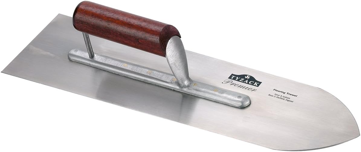 Spear & Jackson 13718G-08 (137) Tyzack Premier Floor Trowel, Blue, 18 ...