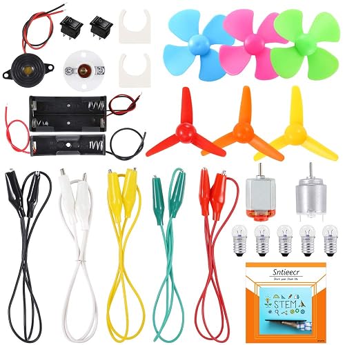 Sntieecr Electric Circuit Motor Kit, Science Experiment Educational ...