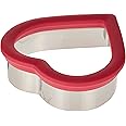 Amazon.com: Wilton Comfort Grip Heart Cutter: Valentines Cookie Cutters ...