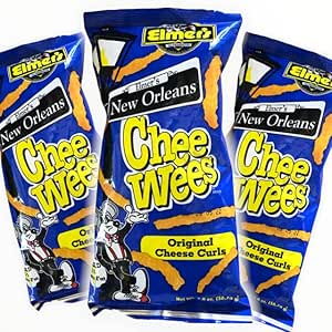 Amazon.com: Elmer's New Orleans Chee Wees Original (2oz/3 Bags)