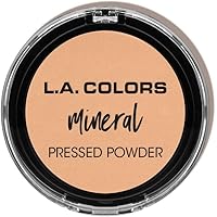 Amazon.com : L.A. COLORS Mineral Pressed Powder, Creamy Natural ...