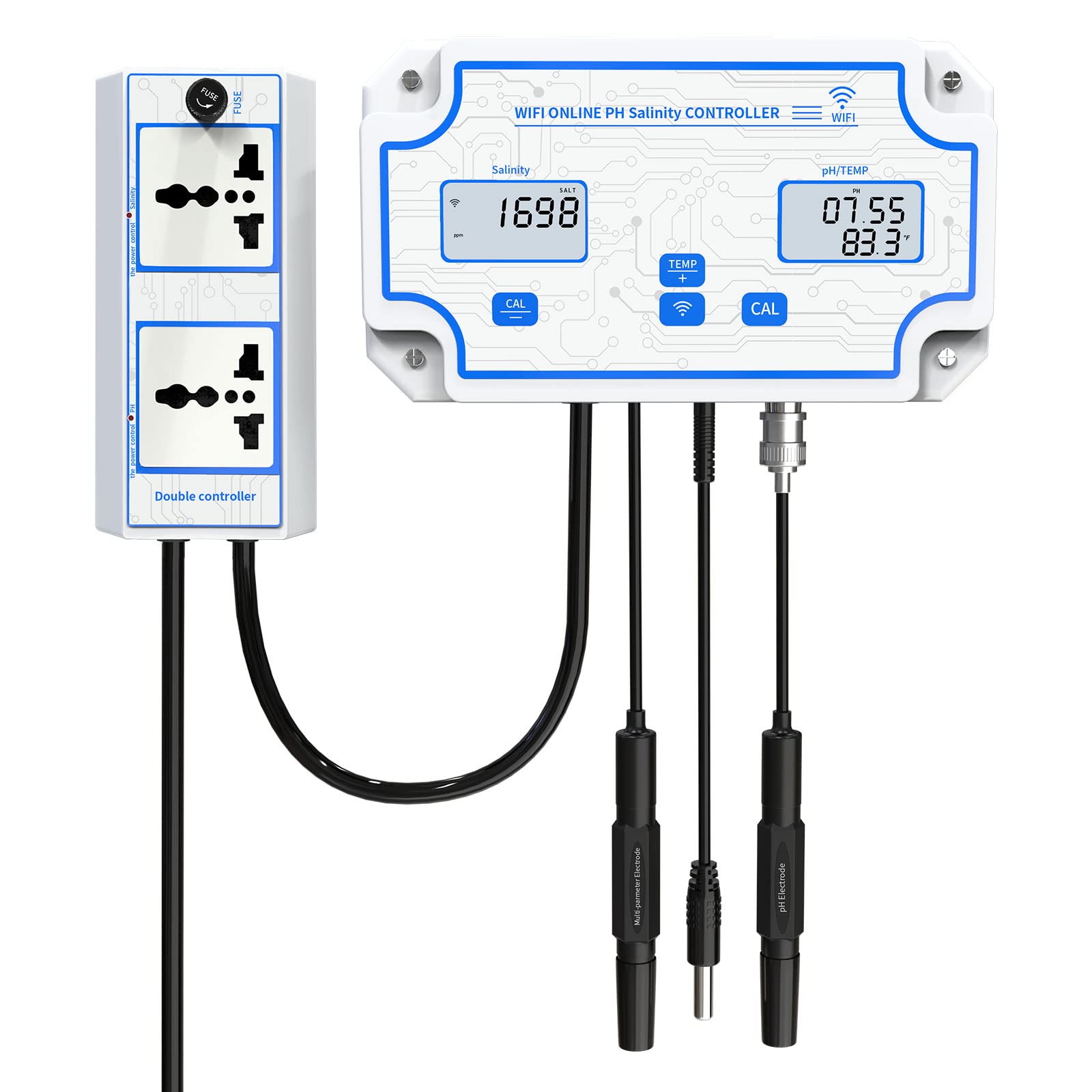 Mua RCYAGO WiFi Tuya pH Monitor, 3 in 1 pH Salinity Temperature ...