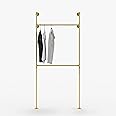 Amazon.com: pamo industrial pipe clothing rack - KIM III Double Gold ...