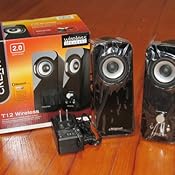 Amazon | Creative T12 Wireless デスクトップ ステレオワイヤレス スピーカーシステム Bluetooth SP ...