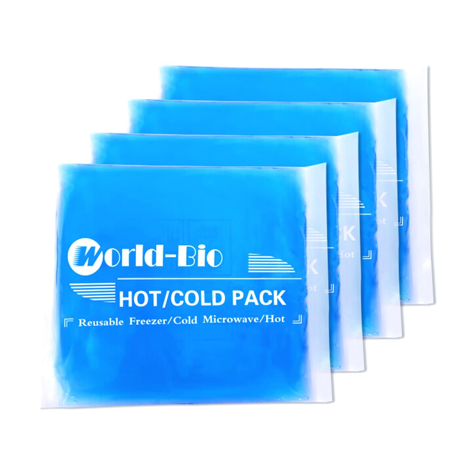 Gel Soft Flexible Ice Packs for Injuries, Reusable Cold Pack, Hot Cold ...