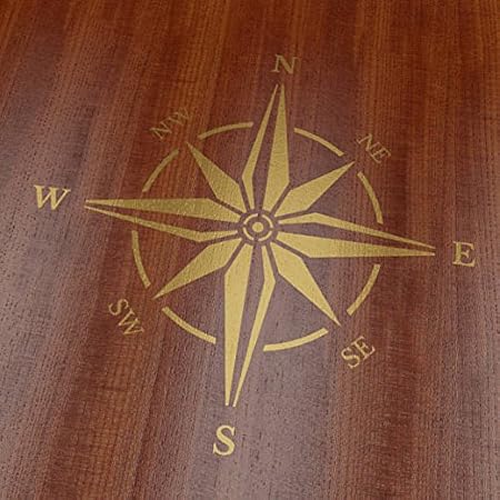 CraftStar Large Nautical Compass Rose Stencil - 100 cm/Approx 40 ...