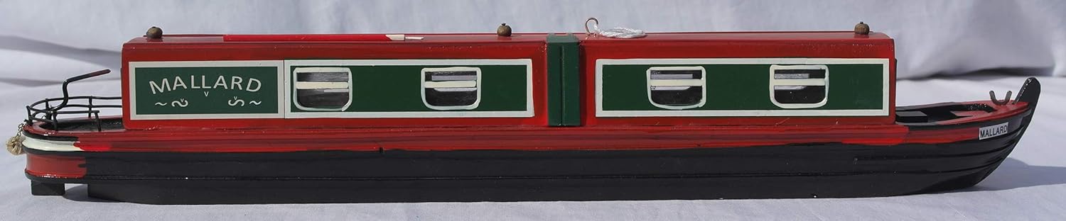 Wooden Mallard Model Canal narrowboat Barge – BigaMart