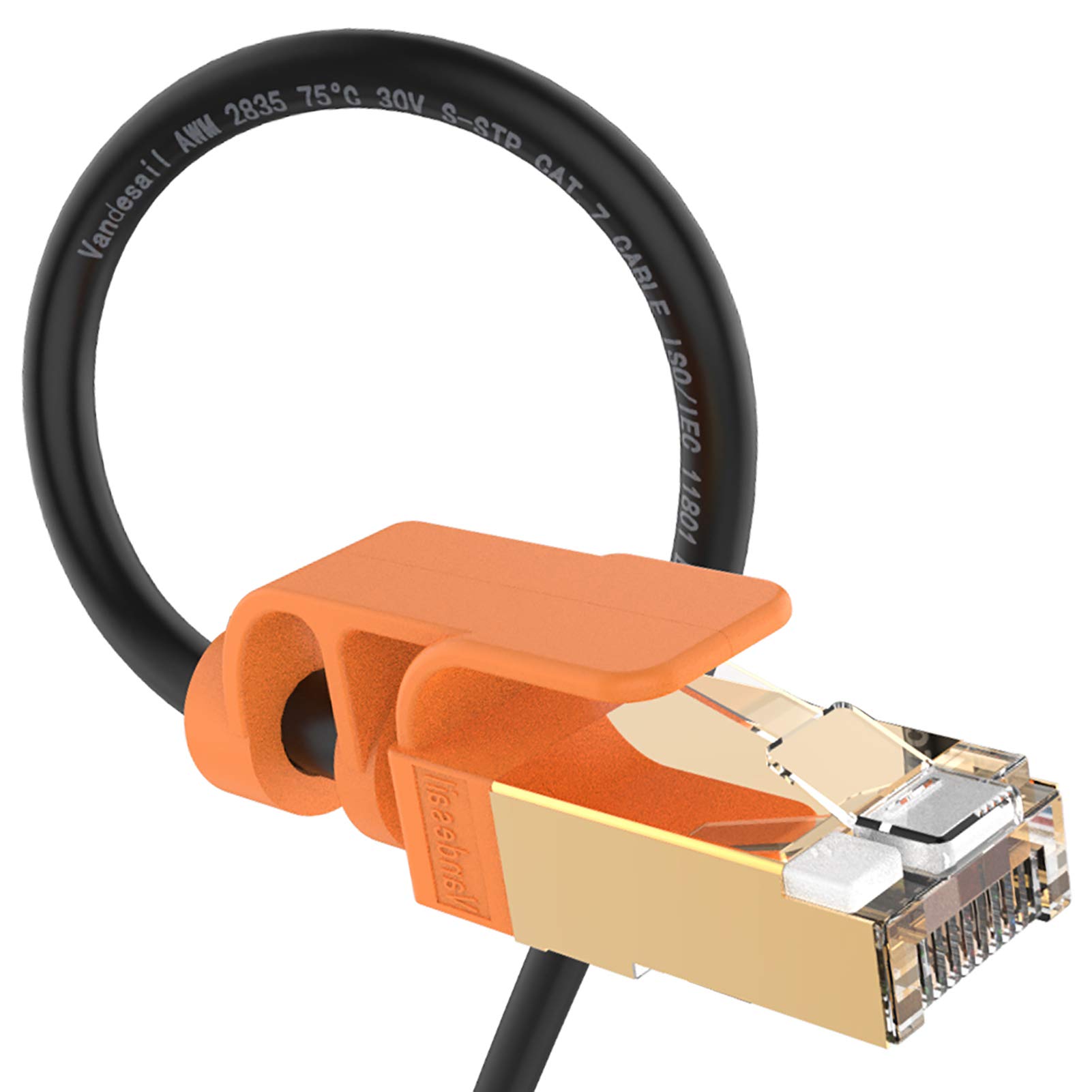 Buy Ethernet Cable 50FT, VANDESAIL Strengthened Premium CAT7 Patch ...