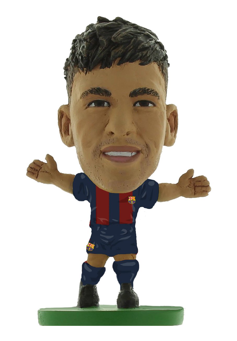 SoccerStarz SOC401 2017 Version Barcelona Neymar Jr Home Kit: Amazon.co ...