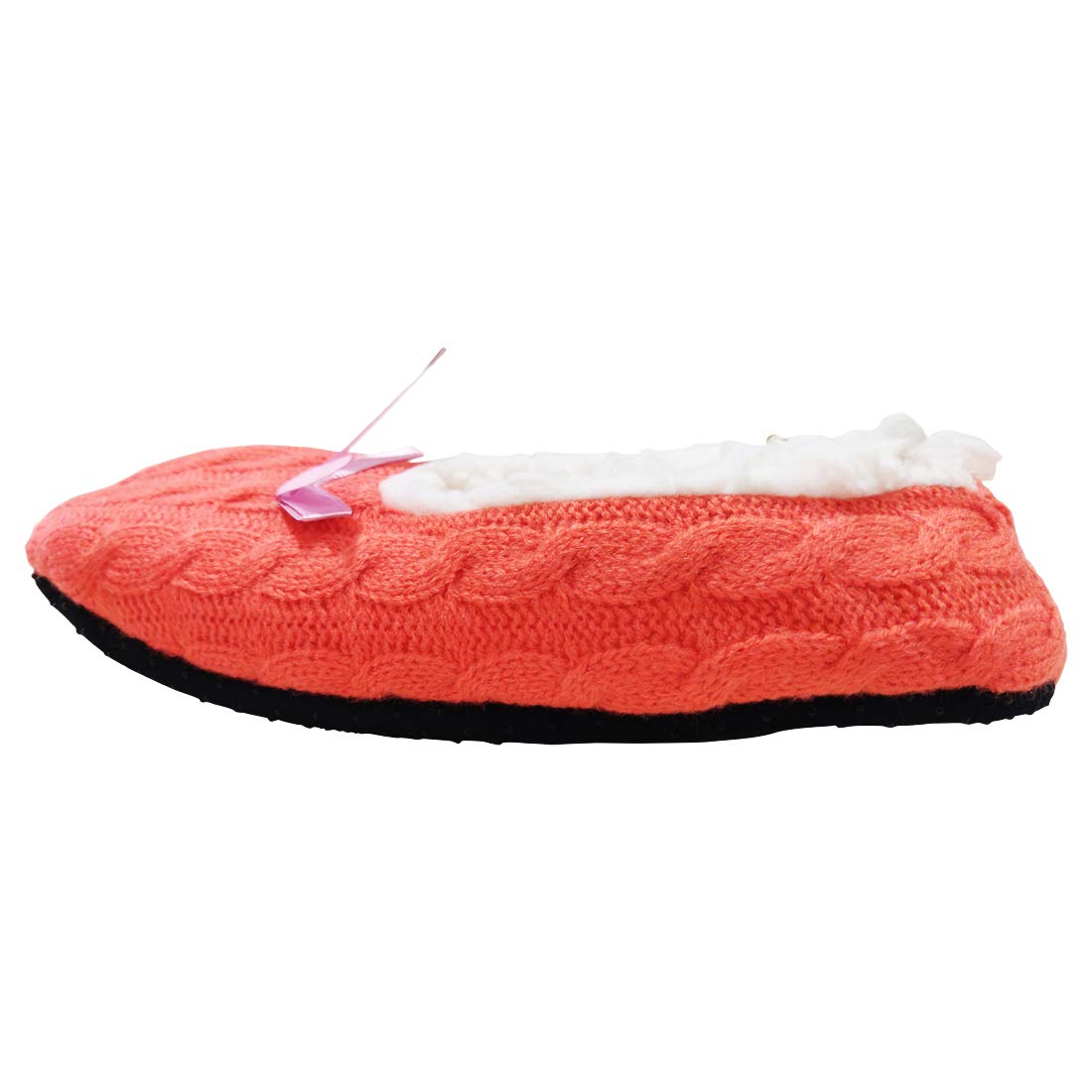 Graceway Womens Woolen Kniited Indoor Carpet Slippers with Fur inside ...