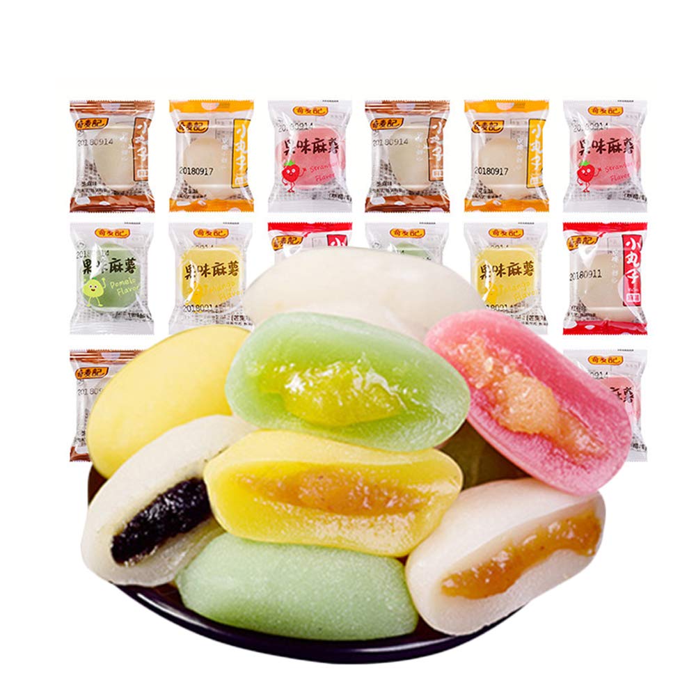 17.6 oz Japanese Mochi, Fruits Daifuku, Mini-Rice Cake Gift, Multi ...