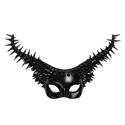 Buy ILOVEMASKS Men & Women Horror Halloween Cosplay Devil Spike Horns ...