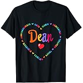 Amazon.com: Cute Dean Appreciation Week Back to School academic admin T ...