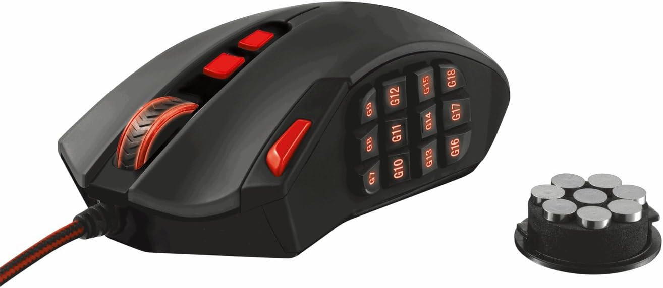Trust GXT 166 MMO Laser-Gaming-Maus schwarz: Amazon.de: Computer & Zubehör