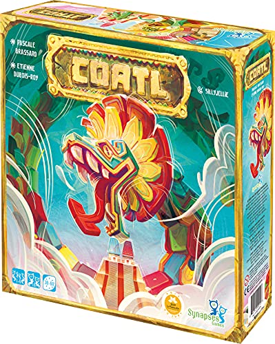 Synapses Games: Coatl, Strategy Board Game, Play in Solo Mode, Or With Up to 4 Players, 30 to 60 ...