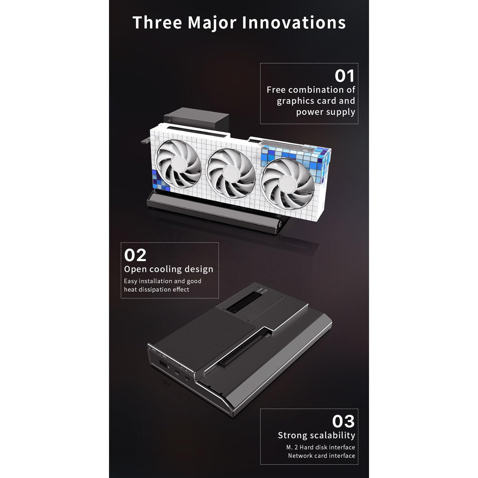 Mua Thunderbolt 3 Laptop GPU Enclosure, Laptop External GPU Dock USB4.0 ...