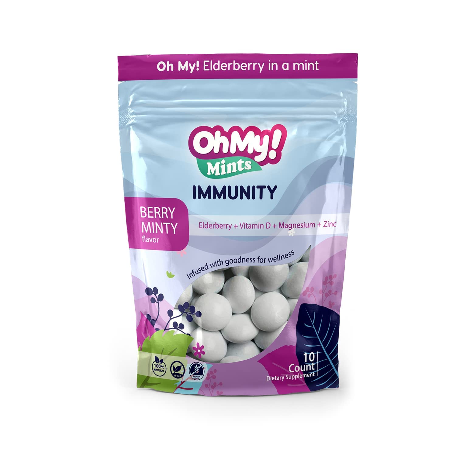 Mua Oh My! Mints Immunity Blend Mints for Immune Support - 4 Packs ...