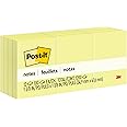 3M Post-it(R) Notes in Canary Yellow, 1 1/2in. x 2in, 100 Sheets Per ...