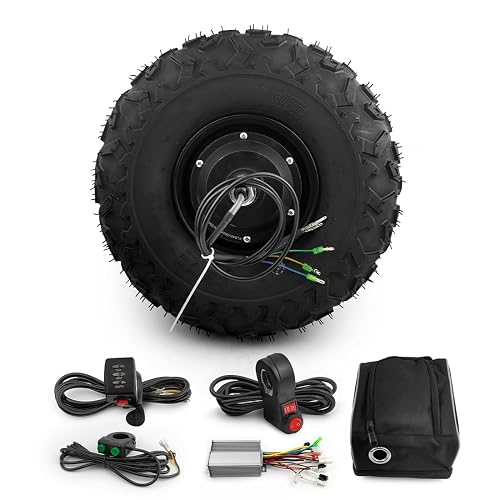 L-faster 36V 48V 350W 500W Wheelbarrow Cart Gear Hub Motor Kit Off Road ...