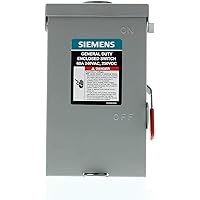 SIEMENS General SIE GF222NRA FUS GEN Duty Safety Switch, ANSI 61 Grey ...