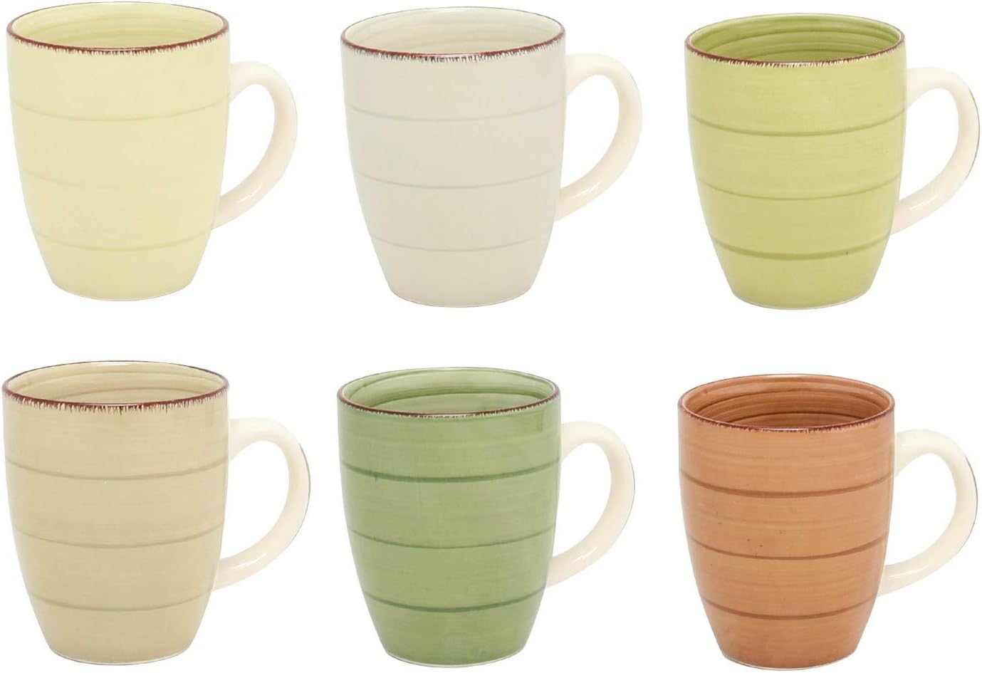 MC Trend 6 Tasse à café Ensemble - 6 merveilleuses Couleurs ...