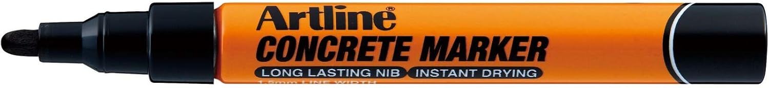 Artline Concrete Black Marker Pen Bullet Nib: Amazon.co.uk: Office Products