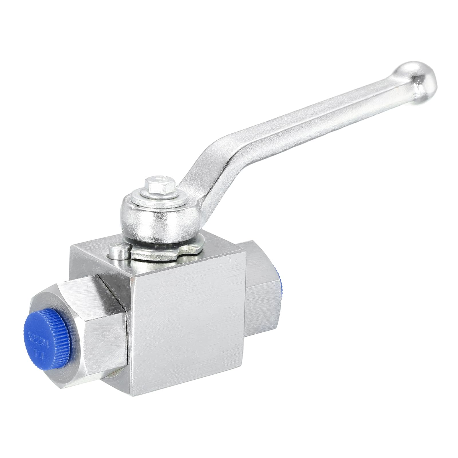 PATIKIL Hydraulic Ball Valve, 2-Way 1/4 Inch NPT Female High Pressure Ball Valve 7250 PSI (50MPa ...