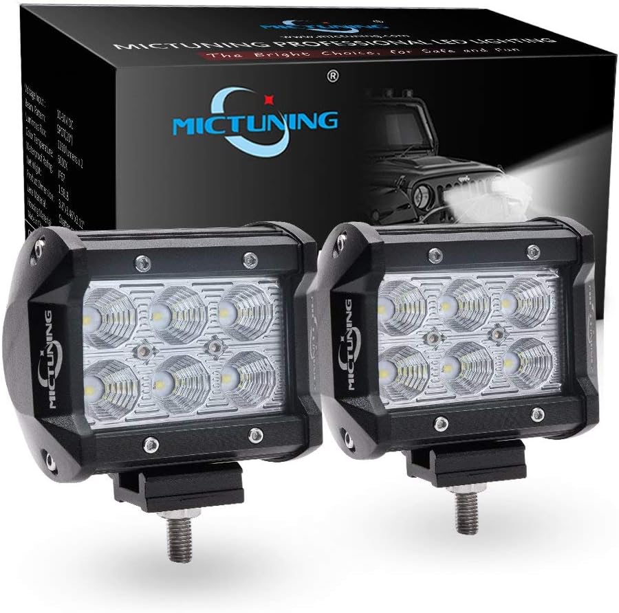 Mictuning additional LED car headlight, work light, LED light bar ...