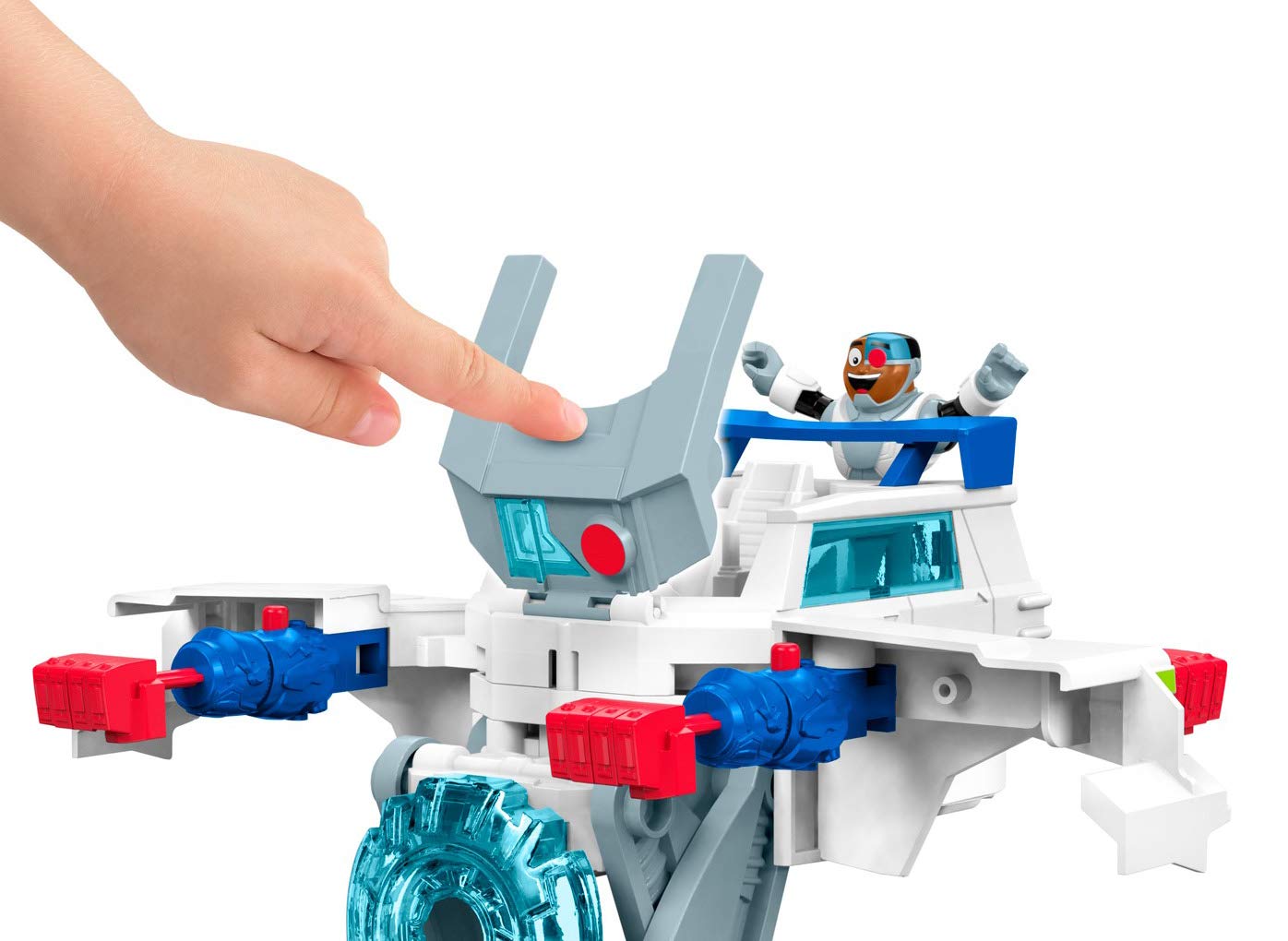 Fisher-Price Imaginext Teen Titans Go! Cyborg & Transforming Battle Rig ...