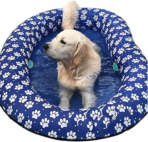Ginkago Inflatable Pool Float for Adult Dogs and Puppies, Large ...