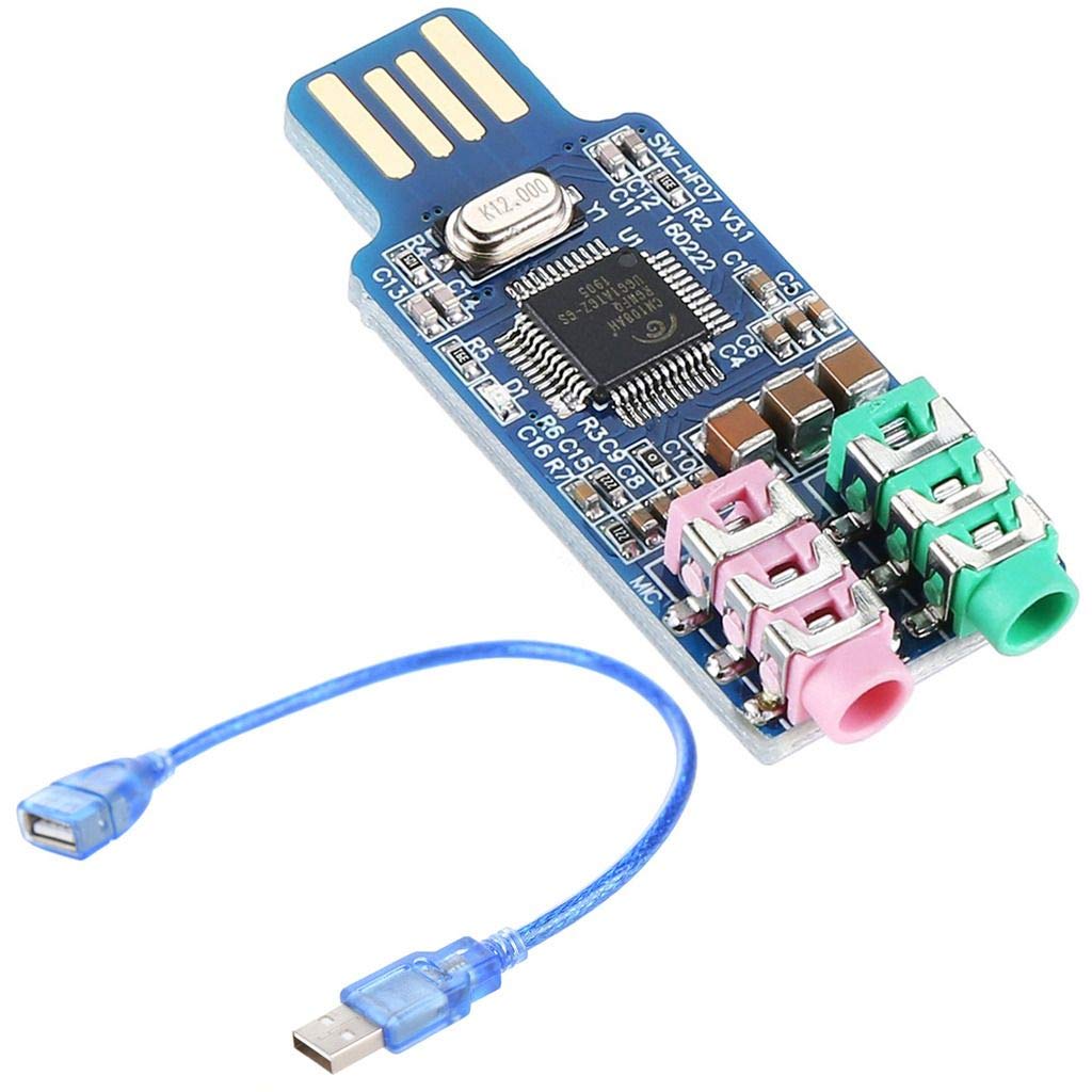 Mua CM108 Sound Card Chip USB Drive Free Driver Sound Card Module ...