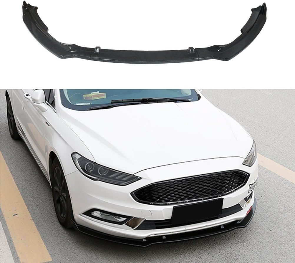Amazon.com: NINTE for 2017-2018 Ford Fusion Painted Front Bumper Lip ...