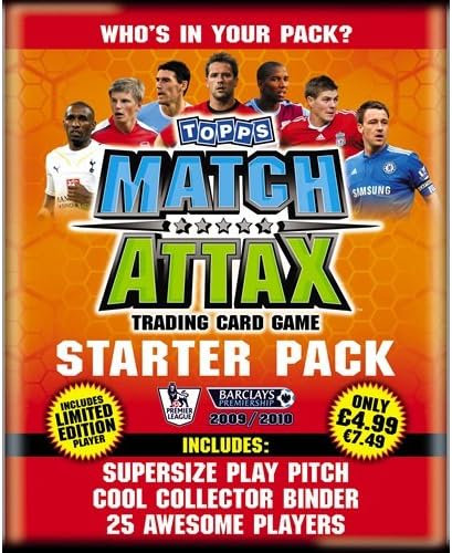 Topps Match Attax Football 09/10 Season Starter Pack Binder (Contents ...