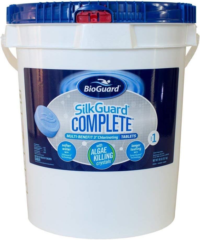 Amazon.com : BioGuard SilkGuard Complete 3 Inch Chlorinating Tablets ...