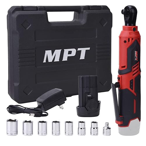 MPT Cordless Power Ratchet Wrench Set - 12V 3/8" 40Nm Impact Ratchet ...
