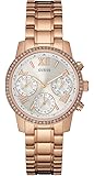 Guess - W0647L2 - Montre Femme - Quartz - Analogique - Bracelet Acier ...