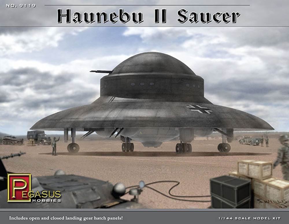 Model Kits Pegasus Hobbies Haunebu II Saucer 1/144th Scale Model Kit Toys