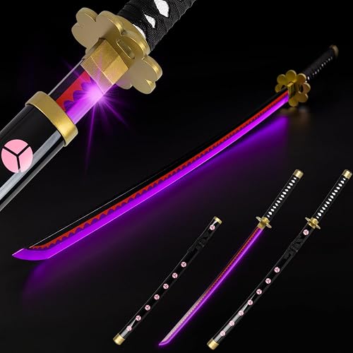 Adust Lighing Up Roronoa Zoro Sword Illuminated Anime Sword, Zoro ...