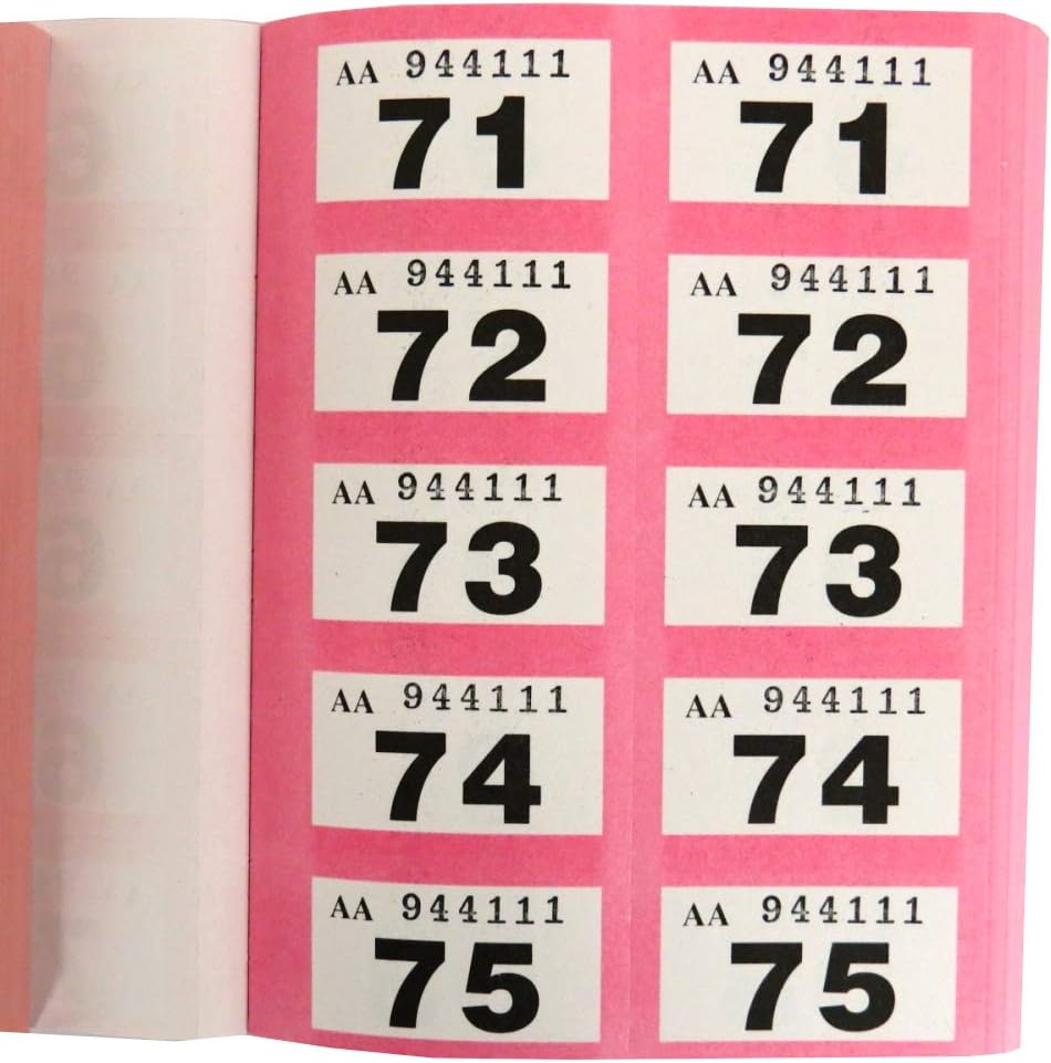 Anker International Stationary”1-400″ Cloakroom Ticket – BigaMart