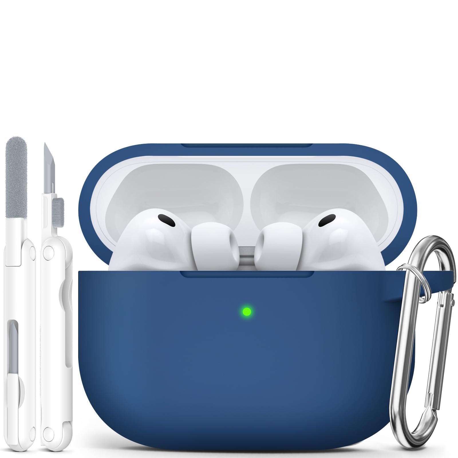 MCTOPZO for AirPods Pro 3 Case 2025 Come with Cleaner Kit,Soft Silicone ...