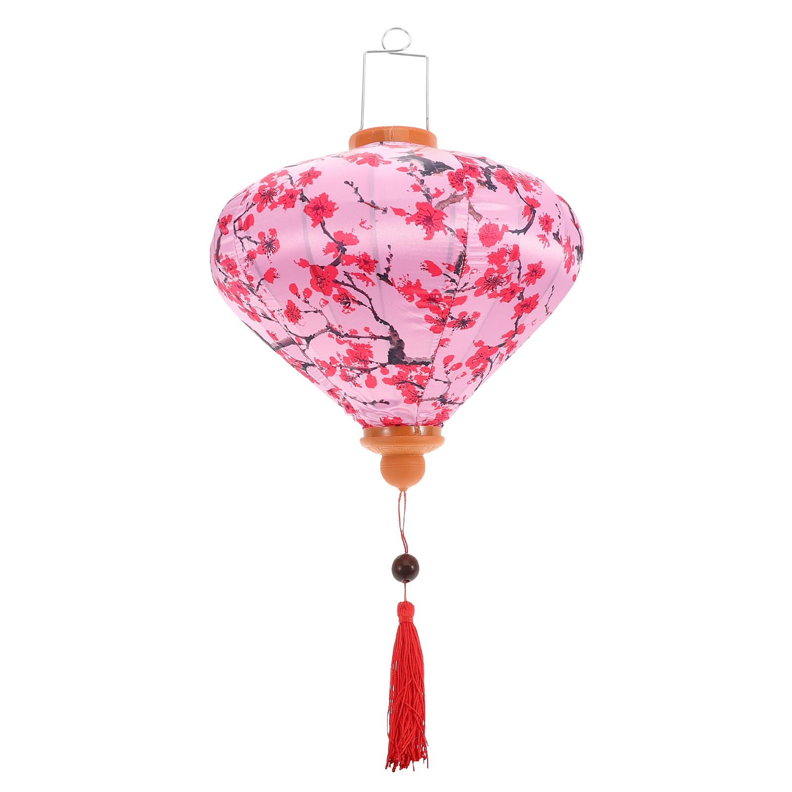 TEHAUX Wedding Oval Silk Oriental Hanging Cloth Vintage Floral Pattern ...